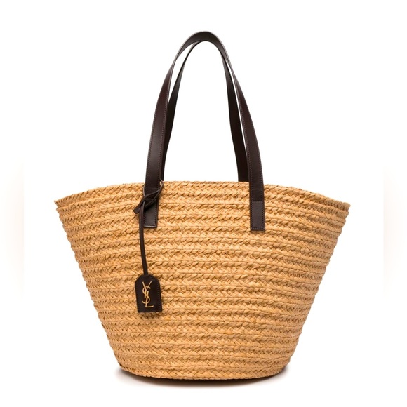 Saint Laurent | Bags | Saint Laurent Raffia Tote | Poshmark